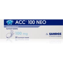 ACC ACC 100 NEO 100mg šumivé tablety pro podporu zdraví dýchacích cest ...