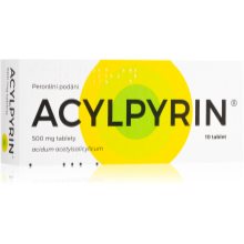 Acylpyrin Acylpyrin 500 mg tablety při chřipce a nachlazení | notino.cz