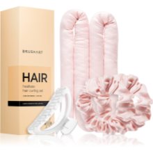 BrushArt Hair Heatless hair curling set hair curling kit pink | notino ...