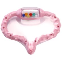 Curaprox Curababy Teething ring with a massage brush and rattle ...