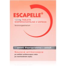 Escapelle Escapelle 1,5mg dispergovatelná v ústech tableta nouzové ...