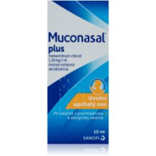 Muconasal Muconasal Plus 1,18 mg/ml nosný sprej pri nádche a ...