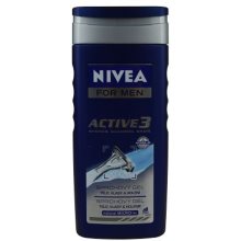 Nivea Men Active 3 sprchový gel na tvář, tělo a vlasy | notino.cz