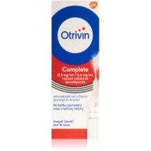Otrivin Otrivin Complete 0,5mg/ml+0,6mg/ml nosný sprej, roztok na ...