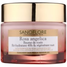 Sanoflore Rosa Angelica Hydrating Night Cream with Regenerative Effect ...