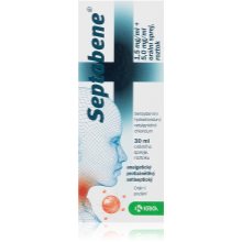 Septabene Septabene 1.5mg/ml+5.0mg/ml perorální sprej | notino.cz