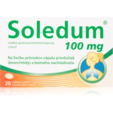 Soledum Soledum 100mg mäkké gastrorezistentné kapsuly | notino.sk