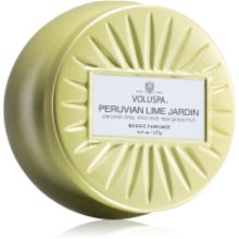 VOLUSPA Vermeil Peruvian Lime Jardin illatos gyertya alumínium dobozban ...
