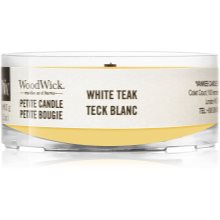 Woodwick White Teak вотивна свещ с дървен фитил | Аромати за дома ...