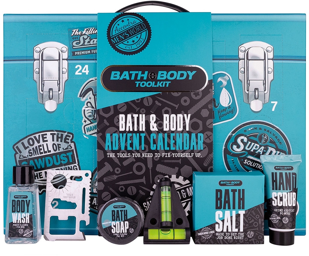 Accentra BATH and BODY TOOLKIT Advent Calendar for men | notino.ie