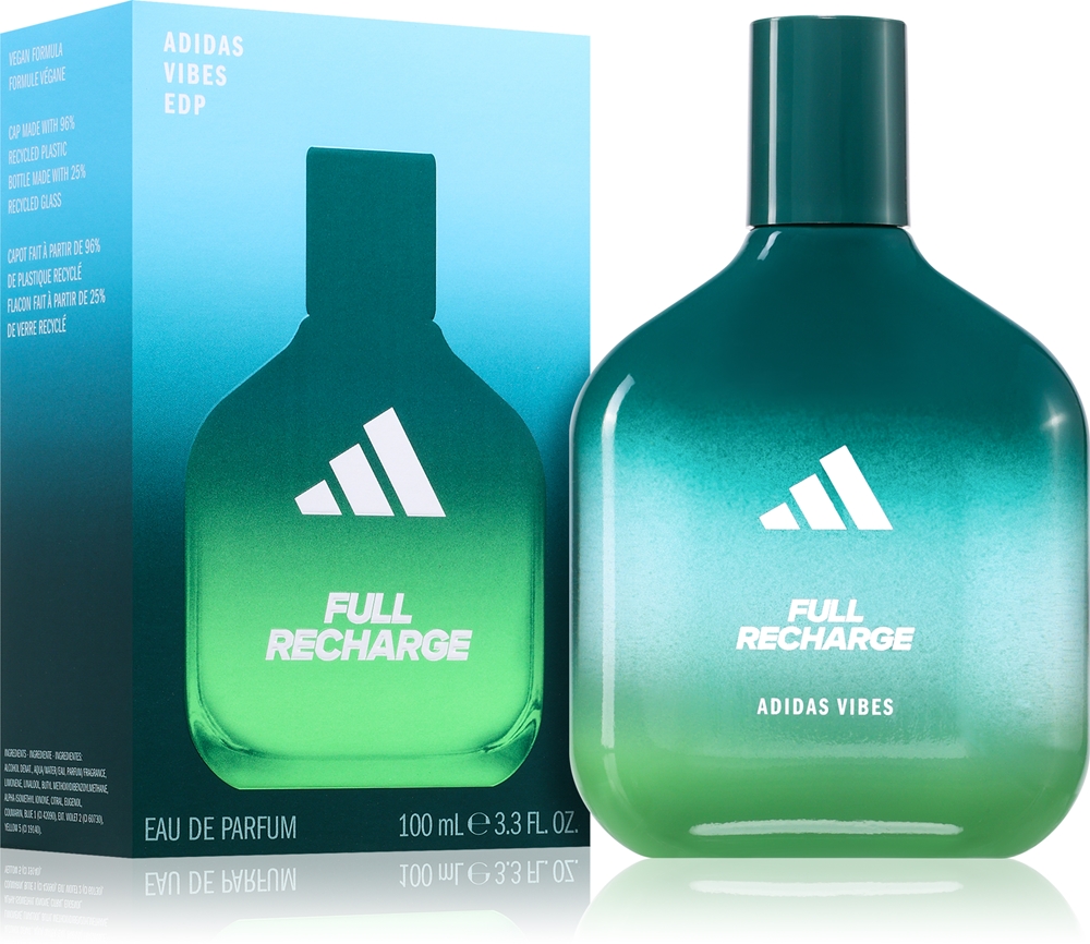Adidas Vibes Full Recharge Smaržūdens (EDP) abiem dzimumiem | notino.lv