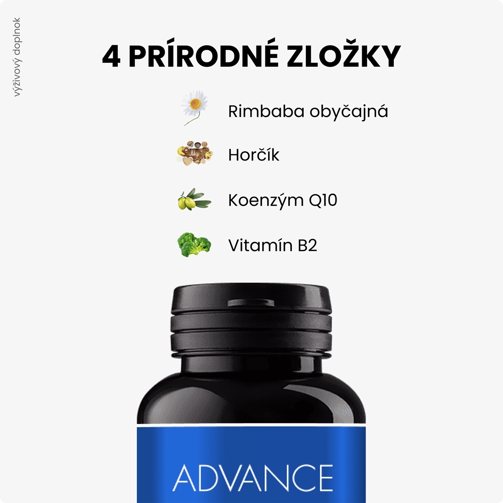 ADVANCE Migrax kapsuly na podporu zdravia nervovej činnosti | notino.sk