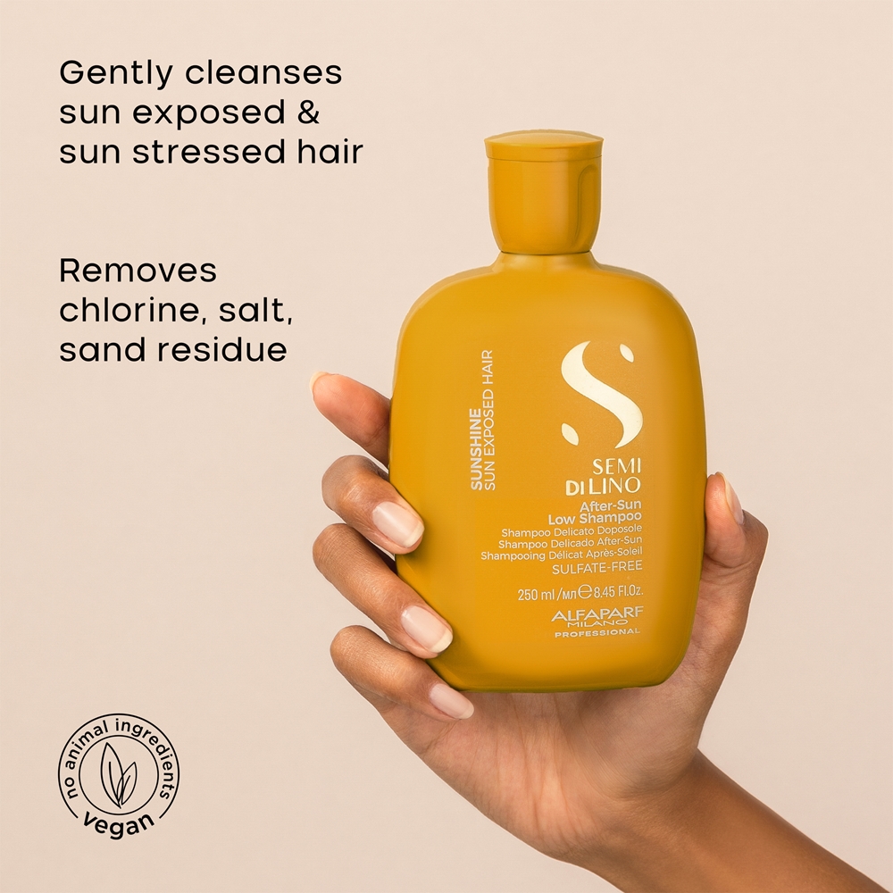 Alfaparf Milano Semi di Lino Sunshine shampoo protettivo per capelli ...
