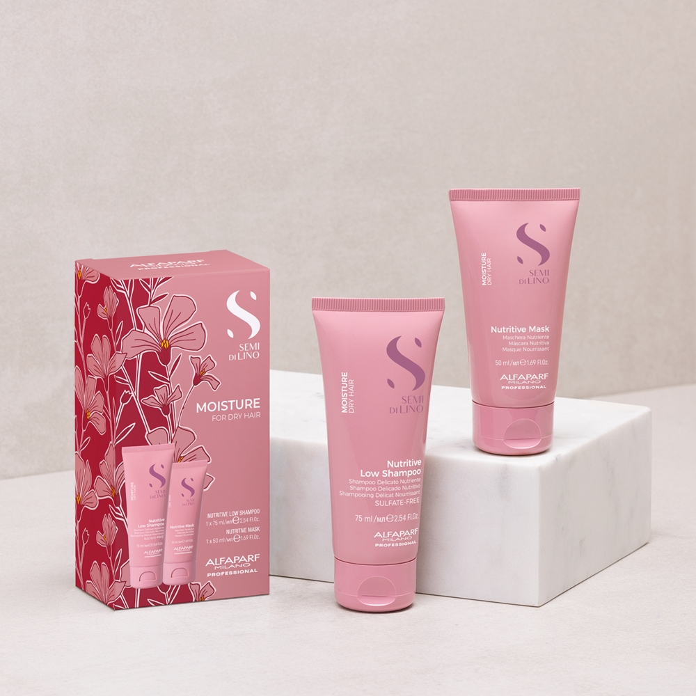 Alfaparf Milano Semi di Lino Moisture Minisize Kit cestovní set pro ...