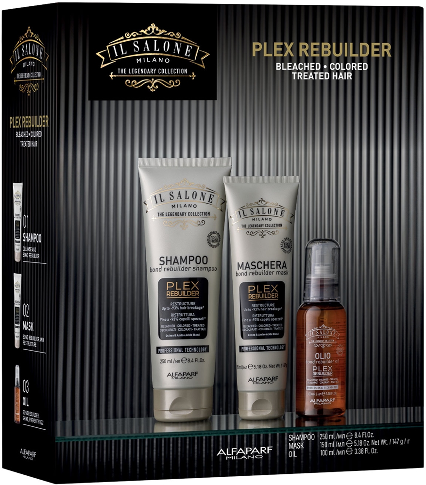Alfaparf Milano Il Salone Milano Plex Rebuilder Kit Geschenkset für ...