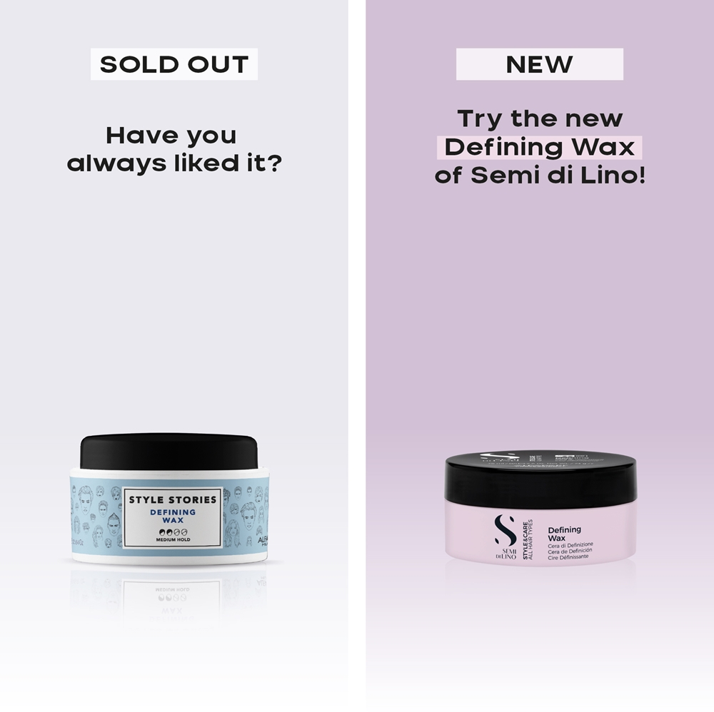 Alfaparf Milano Semi di Lino Style&Care Defining wax modelling wax for ...