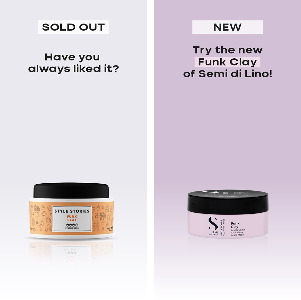 Alfaparf Milano Semi di Lino Style&Care Funk Clay | Livrare rapida ...