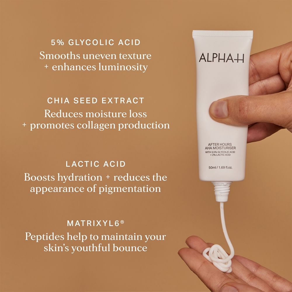 Alpha-H After Hours crème de nuit avec AHA Acids | notino.be