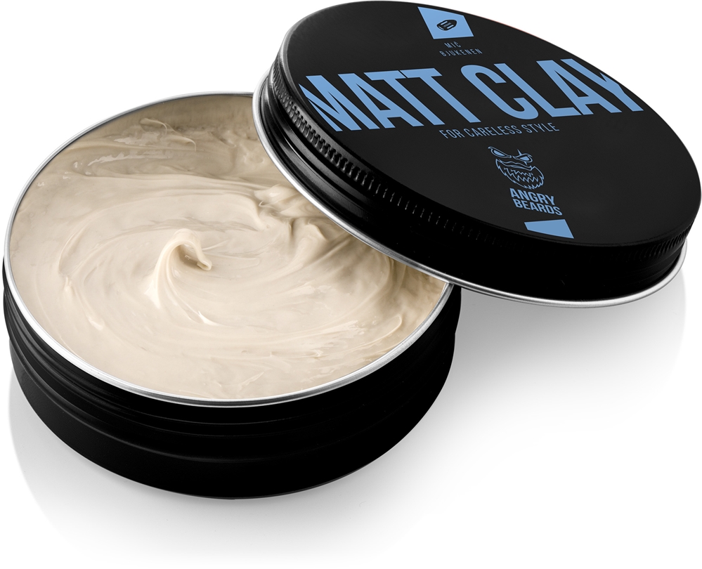 Angry Beards Matt Clay Mič Bjukenen hair styling clay | notino.co.uk