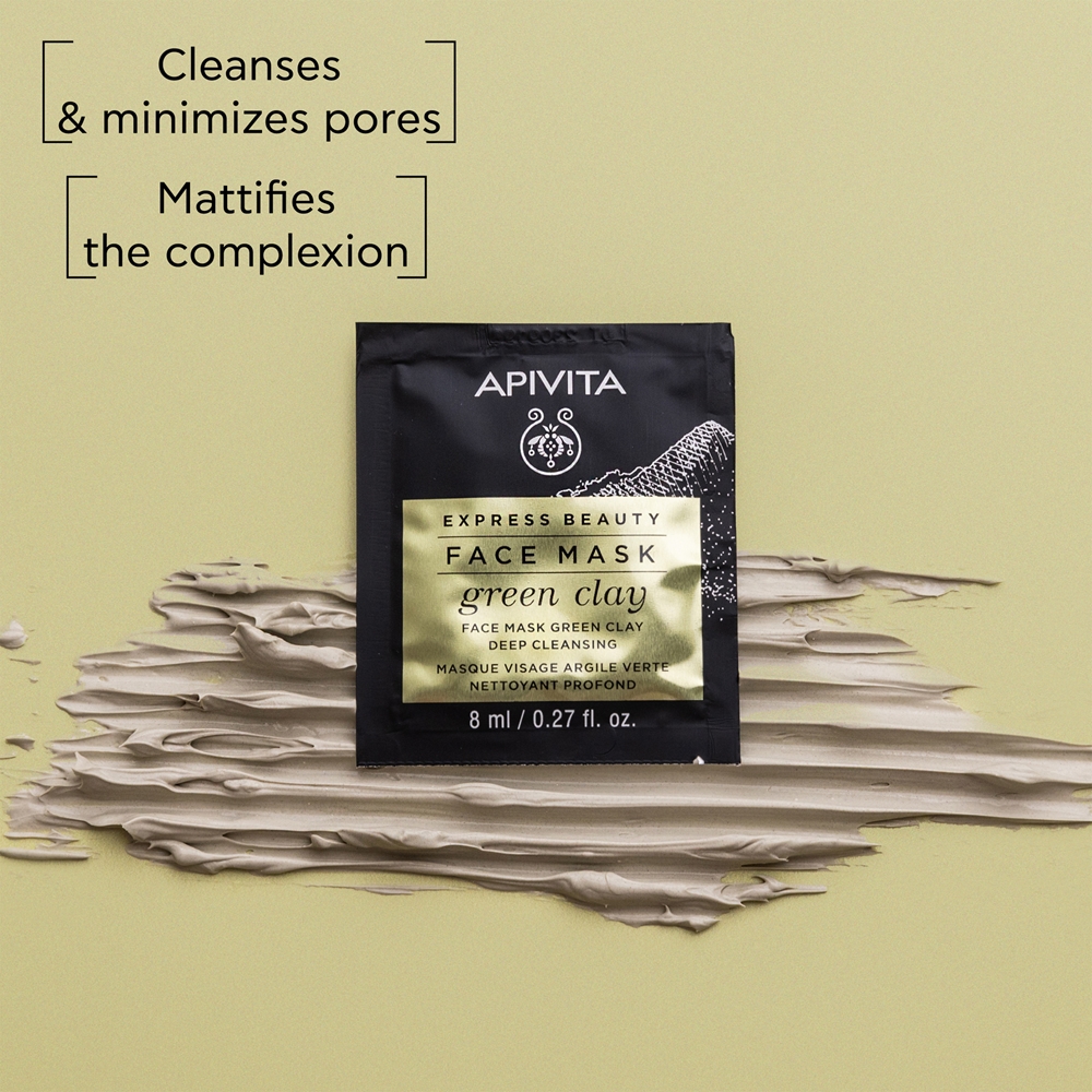 Apivita Express Beauty Cleansing Face Mask Green Clay | notino.gr