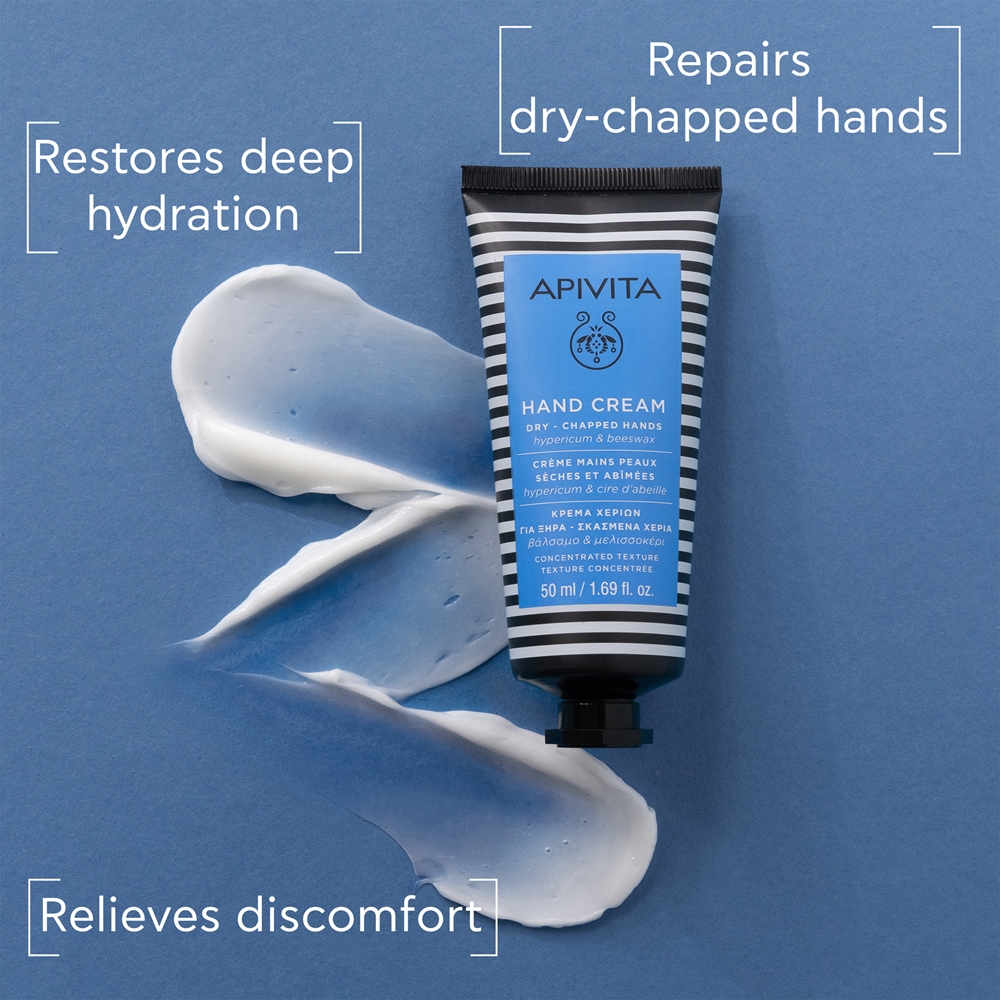 Apivita Hand Care Hand cream for Dry-Chapped Hands крем за ръце за суха ...