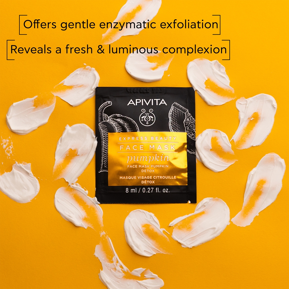 Apivita Express Beauty Detox Face Mask Pumpkin | notino.gr