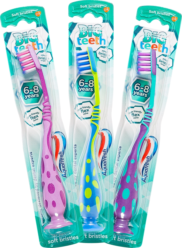 Aquafresh Big Teeth toothbrush for children soft | notino.co.uk