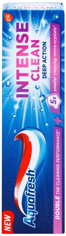 Aquafresh Intense Clean Deep Action zubní pasta s aktivními ...