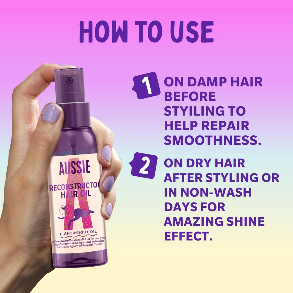 Aussie Reconstructor Hair Oil hydratační olej na vlasy | notino.cz