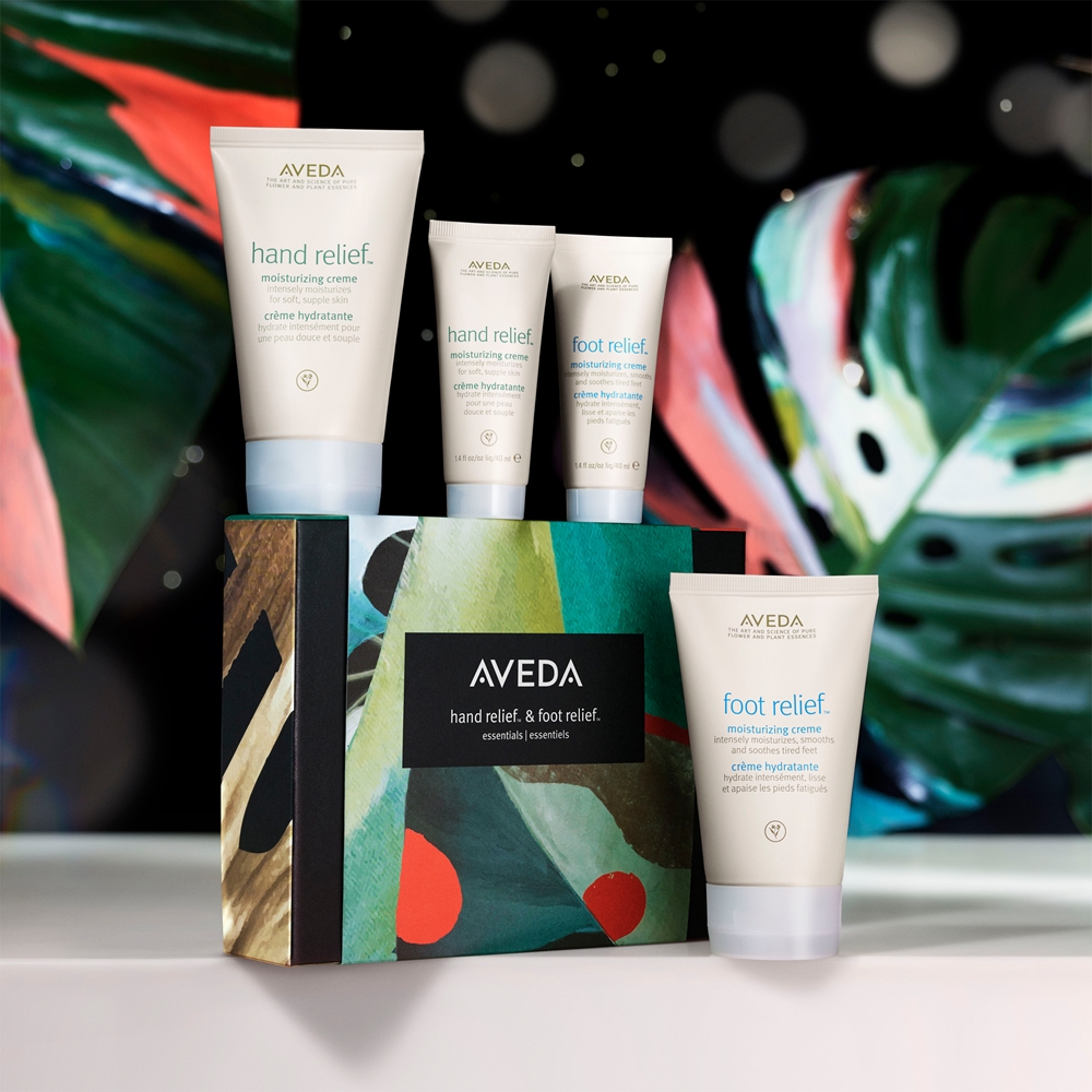 Aveda Hand Relief & Foot Relief Essentials gift set (for the body ...
