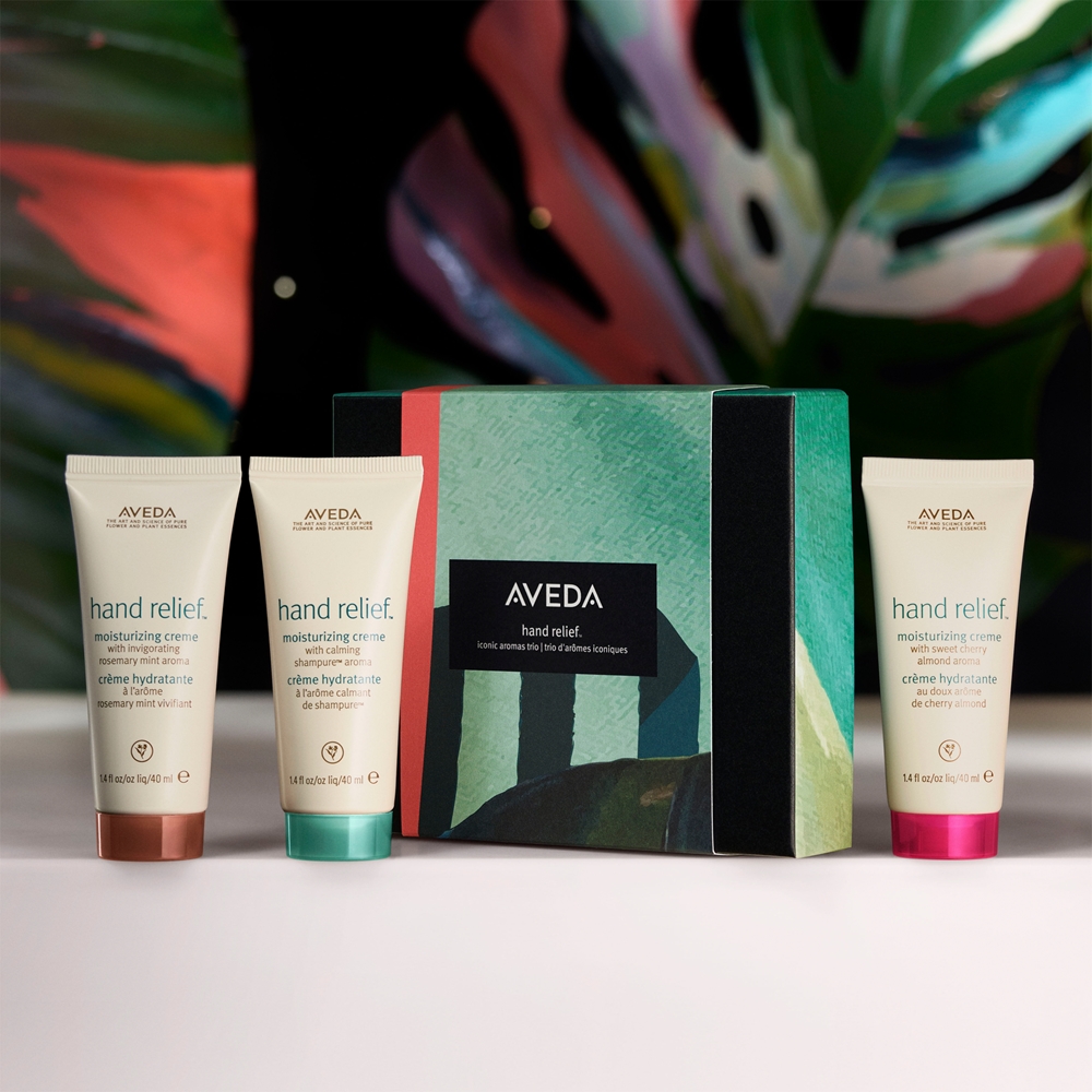 Aveda Hand Relief™ Iconic Aroma Trio coffret cadeau (mains) | notino.be