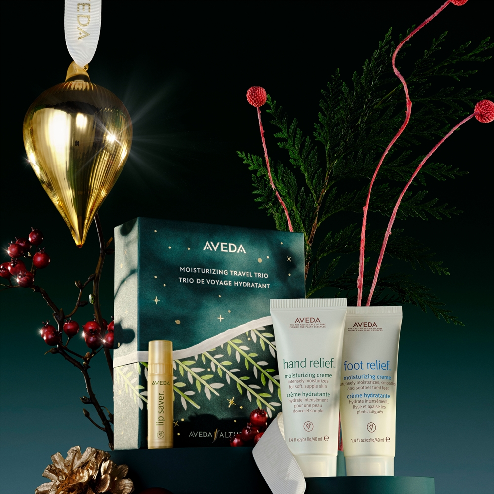 Aveda Moisturizing Travel Trio Gift Set for travelling | notino.ie
