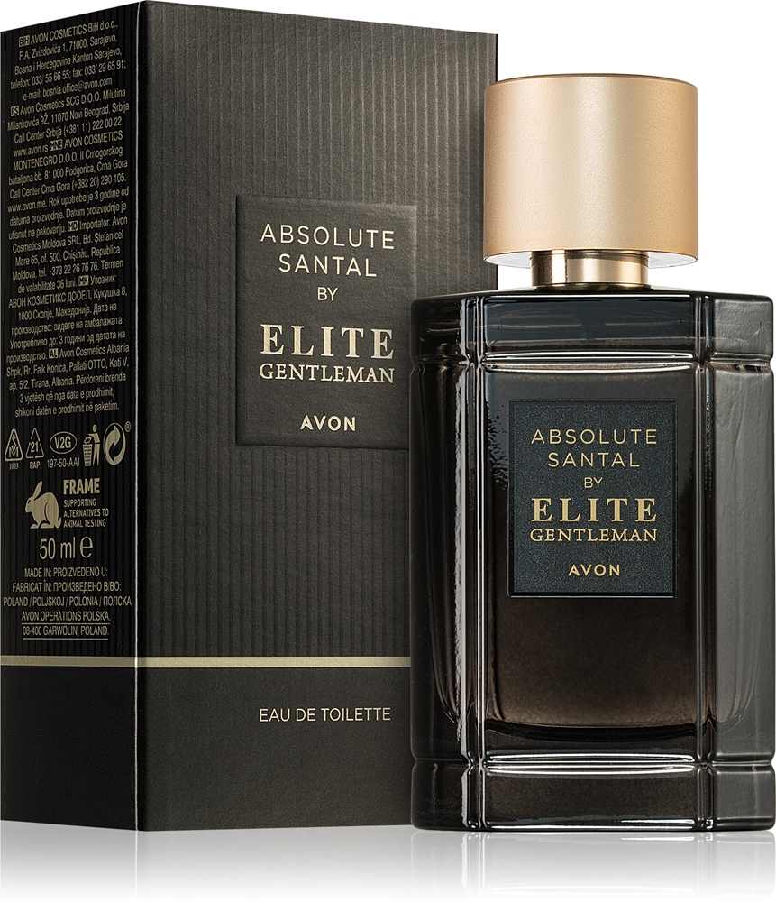Avon Elite Gentleman Absolute Santal Eau de Toilette per uomo | notino.it