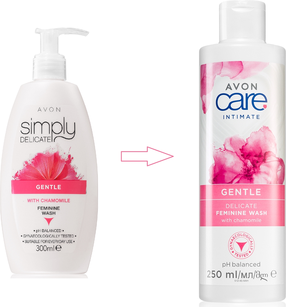 Avon Care Intimate Gentle gel para higiene íntima com camomilla | notino.pt