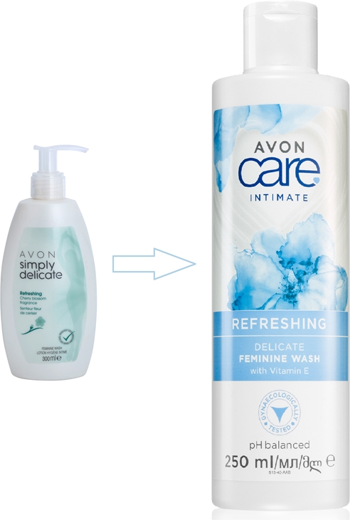 Avon Care Intimate Refreshing gel fresco para a higiene íntima com ...