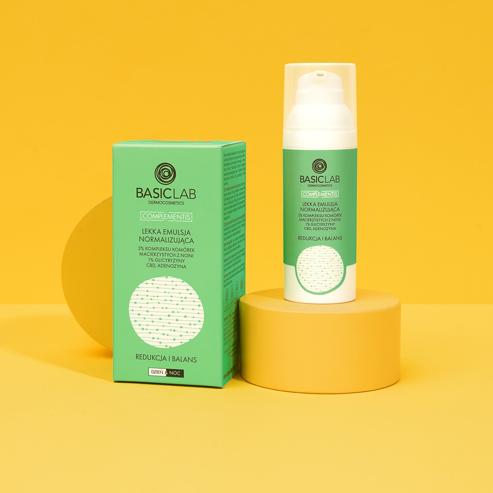 BasicLab Dermocosmetics Complementis Leichte Feuchtigkeitsemulsion für fettige und ...