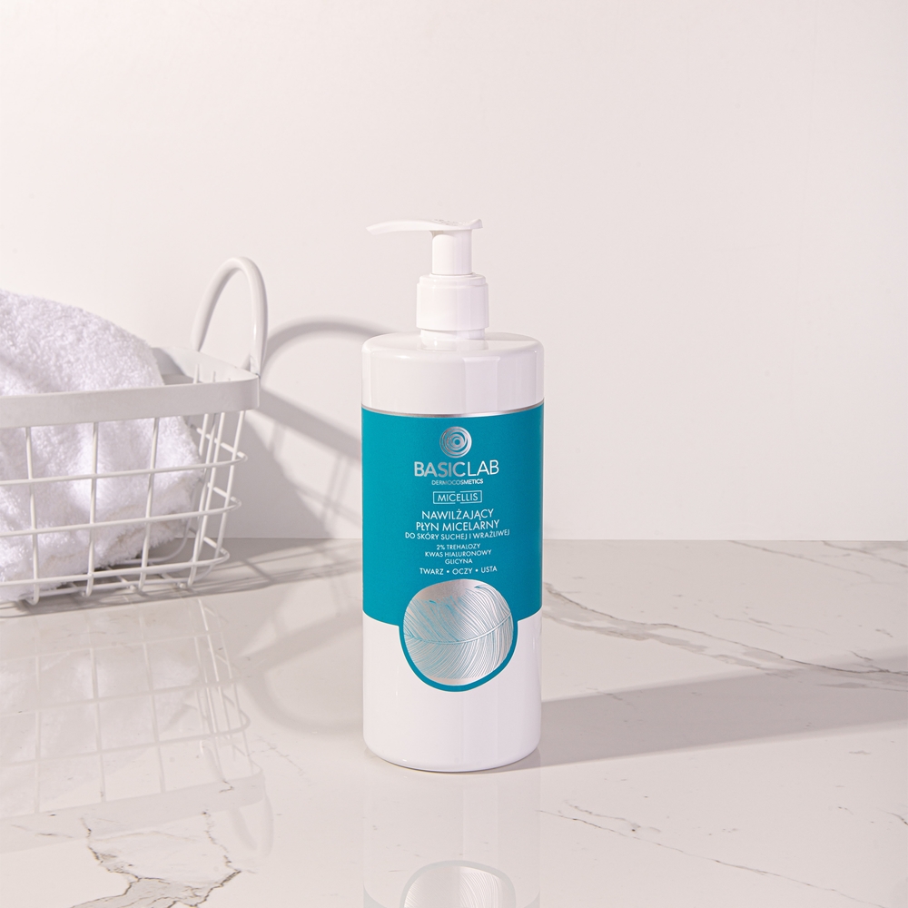 BasicLab Dermocosmetics Micellis Fuktgivande micellärt vatten för torr ...