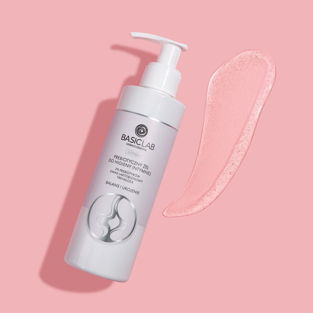 BasicLab Dermocosmetics Intimis beruhigendes Gel zur Intimhygiene mit Präbiotika | notino.at