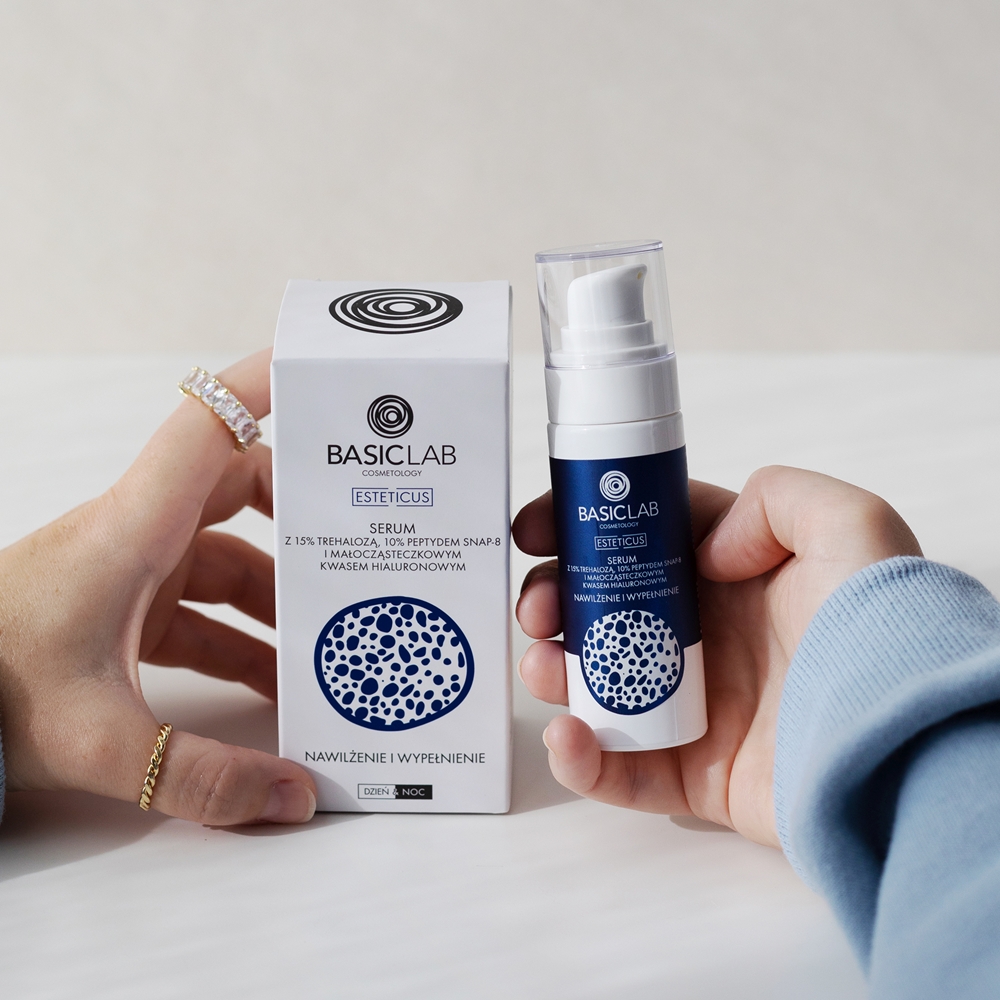 BasicLab Cosmetology Esteticus raukšles užpildantis serumas drėkinamojo ...