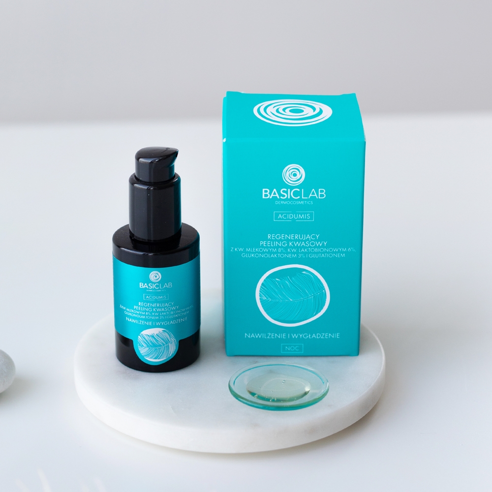 BasicLab Dermocosmetics Acidumis Mild fuktgivande peeling för ansikte | notino.se