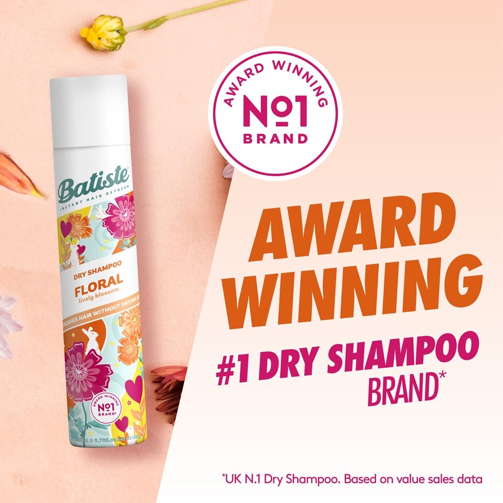Batiste Floral Lively Blossoms Dry Shampoo for all hair types | notino.ie