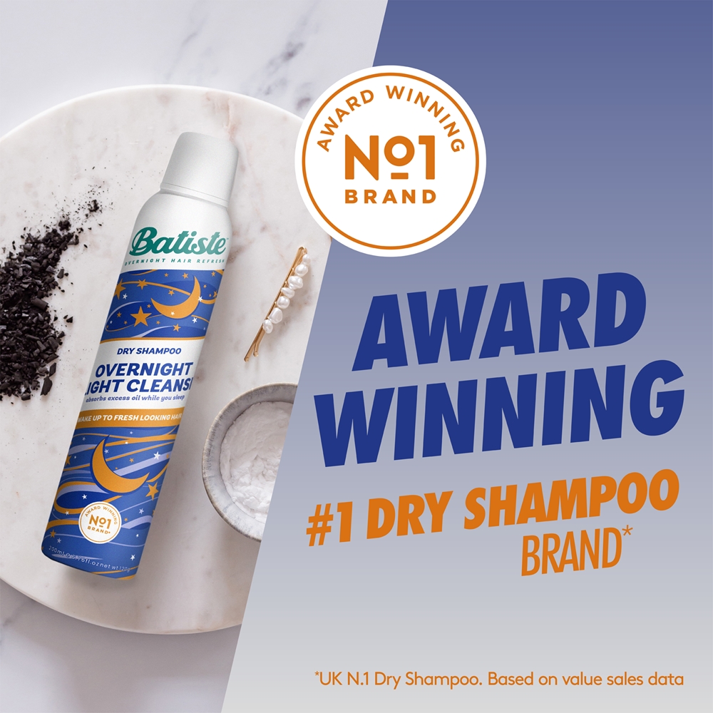 Batiste Overnight Light Cleanse Dry Shampoo night | notino.ie