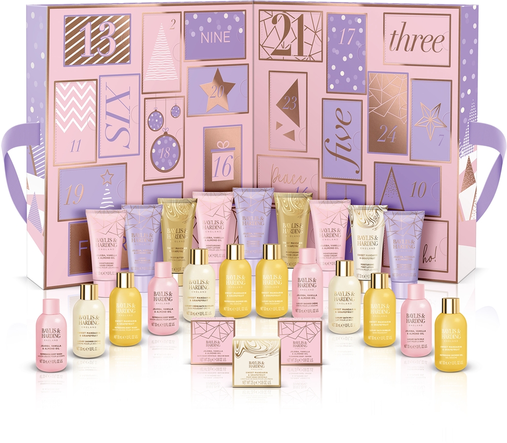 Baylis & Harding 24 Days of Beauty Jojoba & Sweet Mandarin calendrier ...