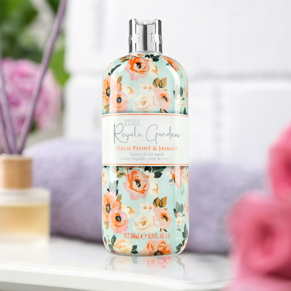 Baylis & Harding Royale Garden Peach, Peony & Jasmine Shower Gel ...