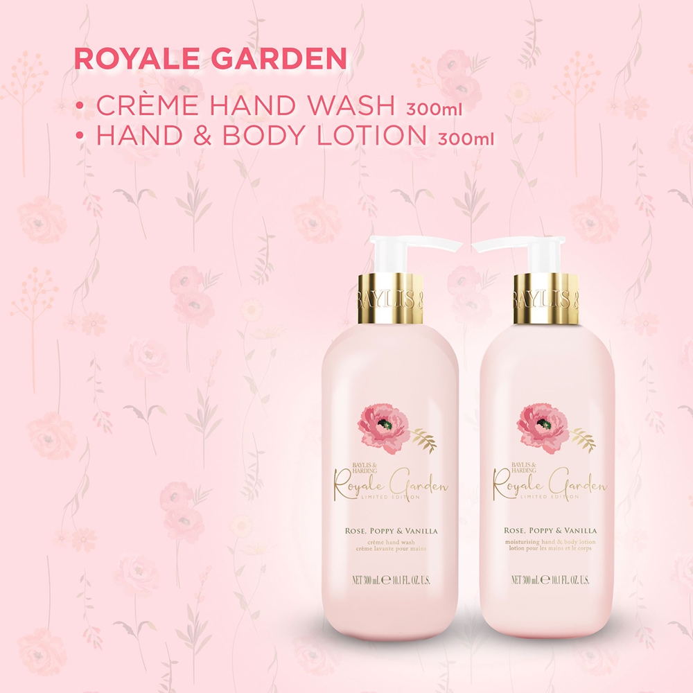 Baylis & Harding Royale Garden Rose, Poppy & Vanilla Kinkekomplekt ...