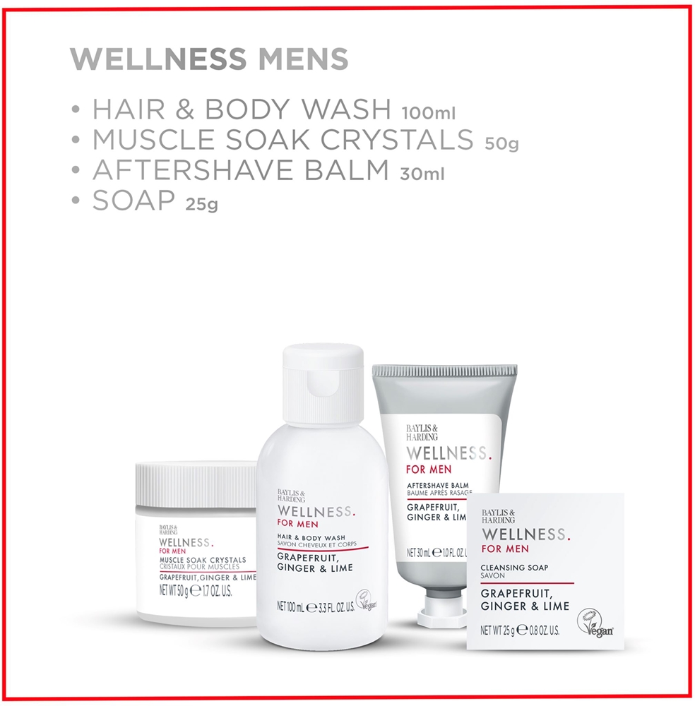 Baylis & Harding Wellness. For Men. Revive Gift Set for the bath for ...