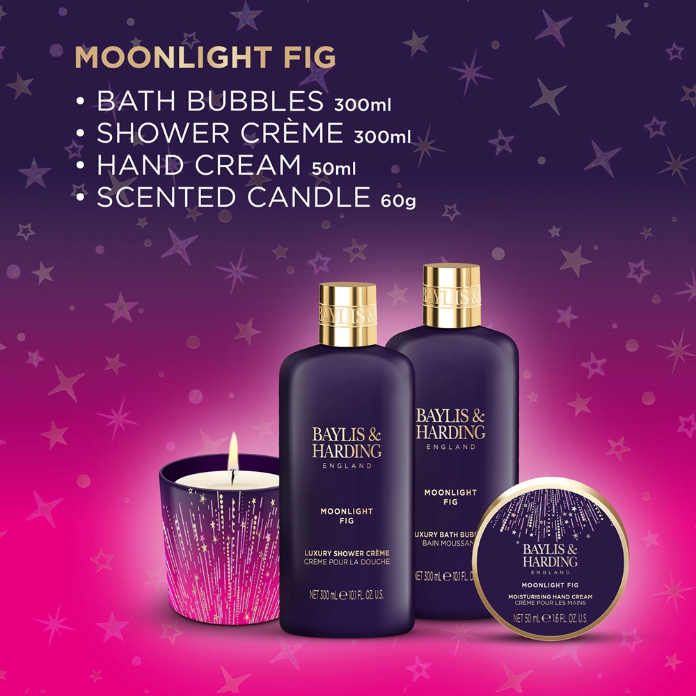Baylis & Harding Fig & Pomegranate gift set Moonlight Fig (for the body ...