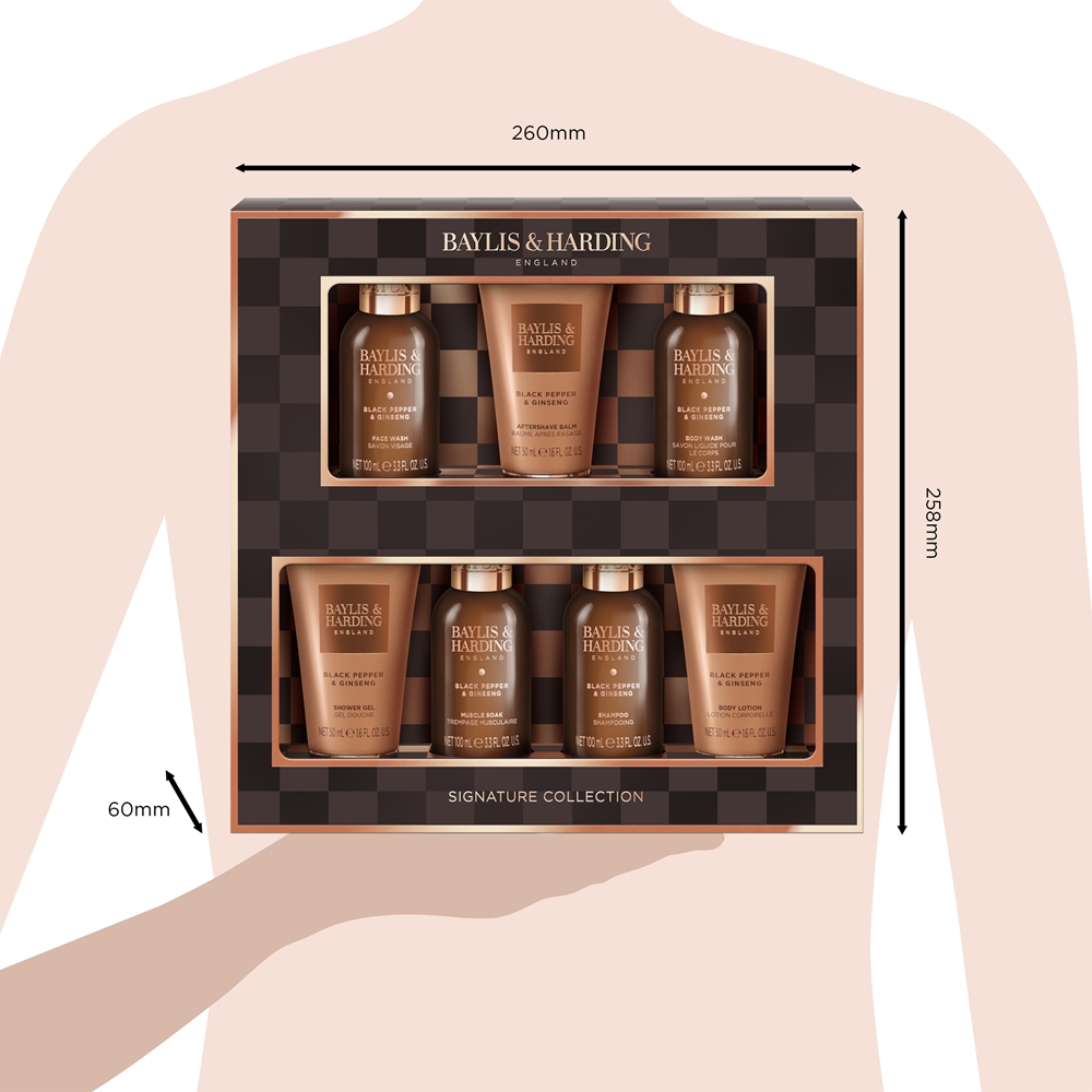 Baylis & Harding Black Pepper & Ginseng dárková sada pro muže | notino.cz