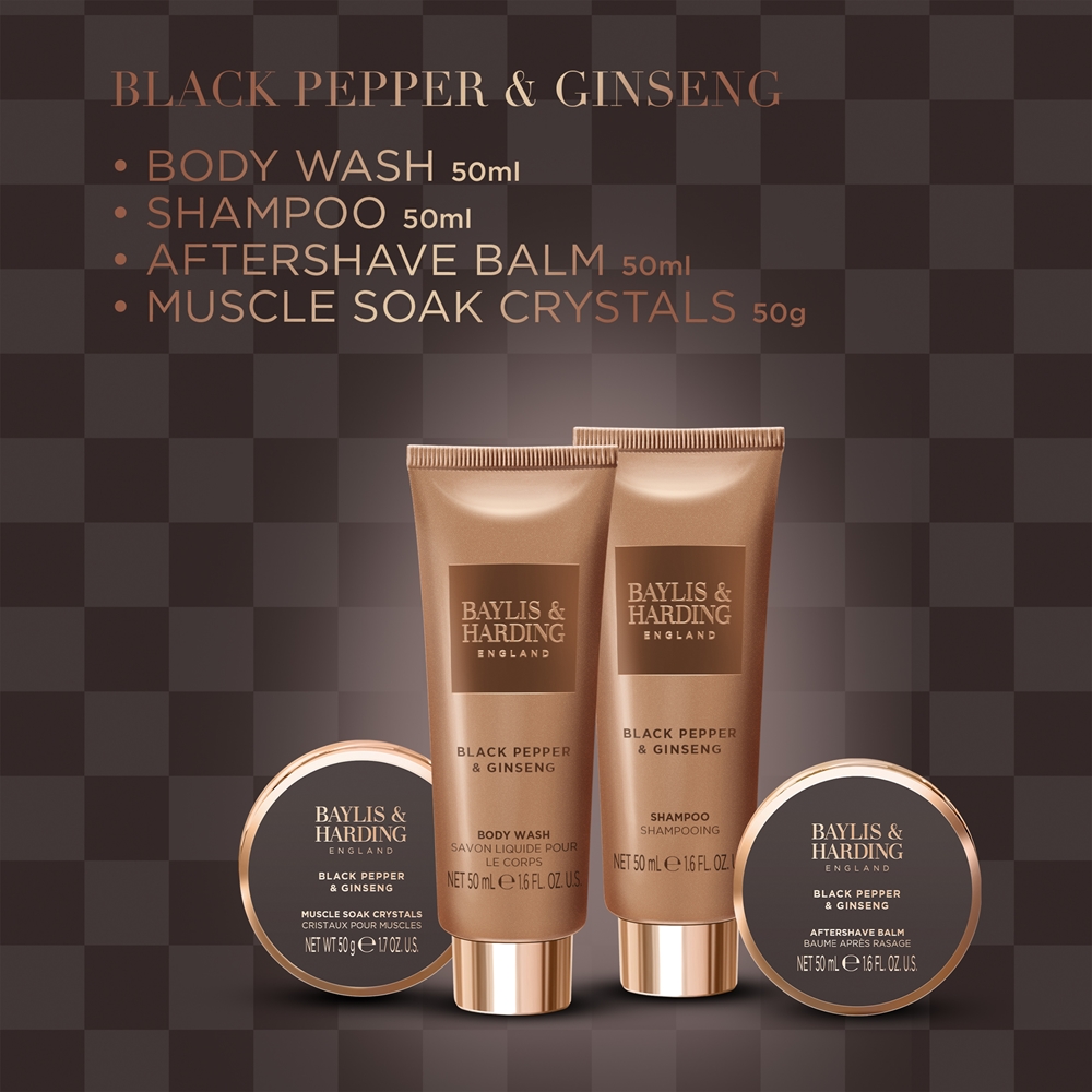 Baylis & Harding Black Pepper & Ginseng подарунковий набір металічна ...
