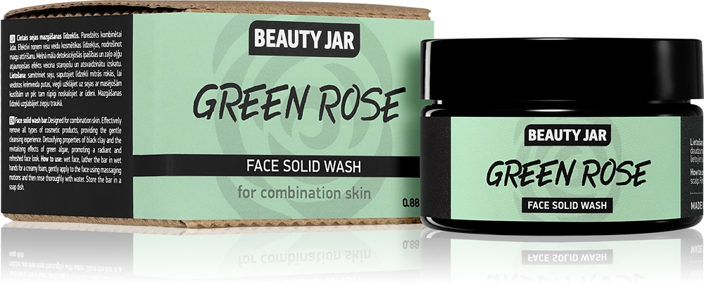 Beauty Jar Green Rose Cleaning Soap for Face with an exfoliating effect ...